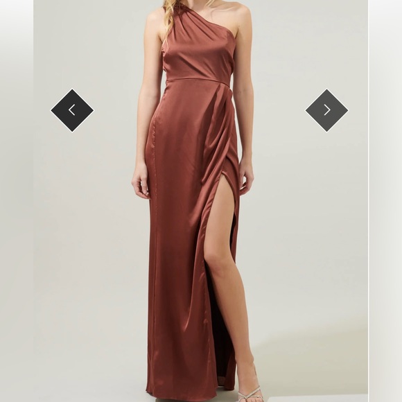 Sugarlips | Dresses | Prestige One Shoulder Asymmetrical Maxi Dress ...